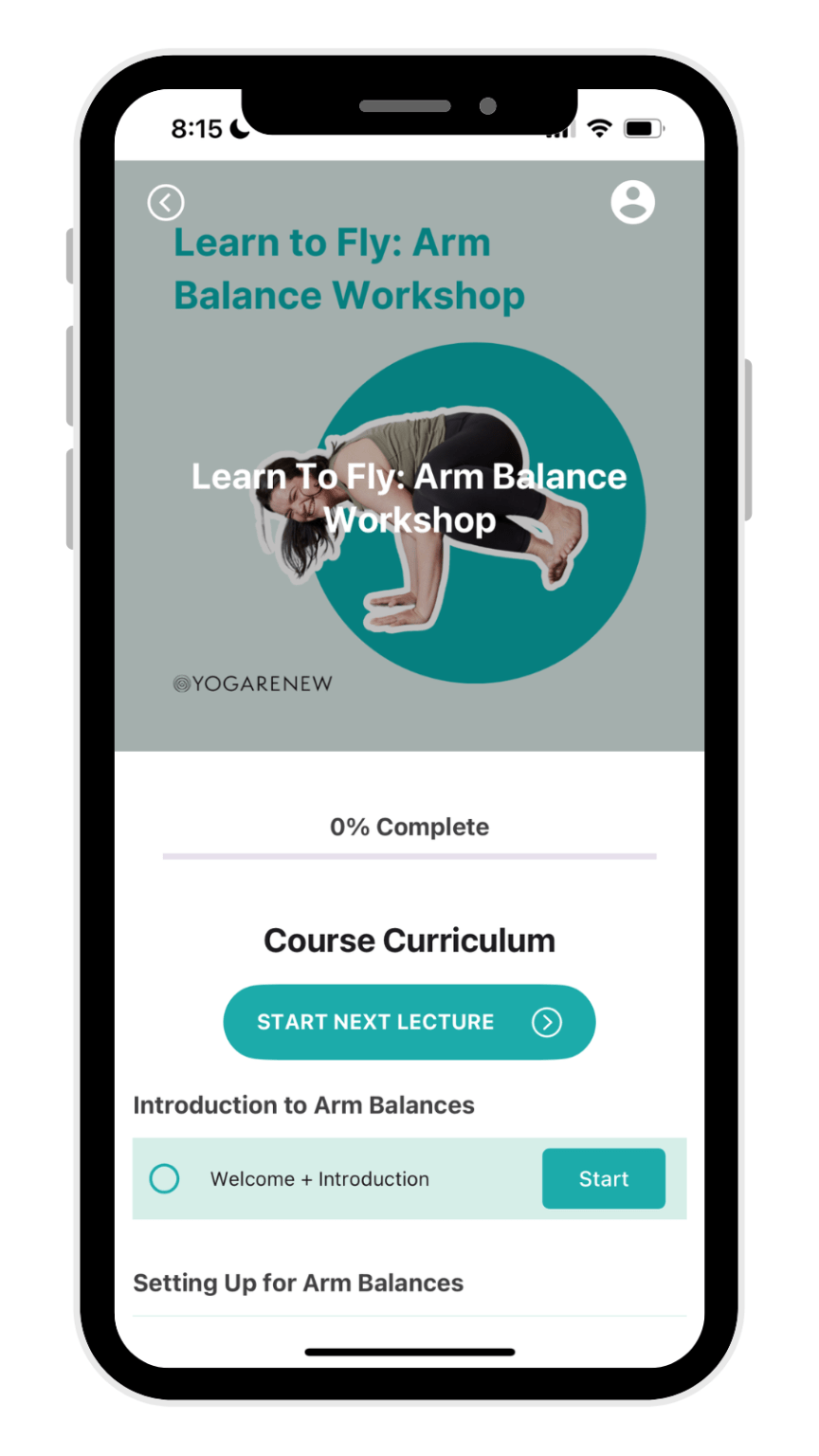 Arm Balance Workshop with Mélie Purdon | YogaRenew