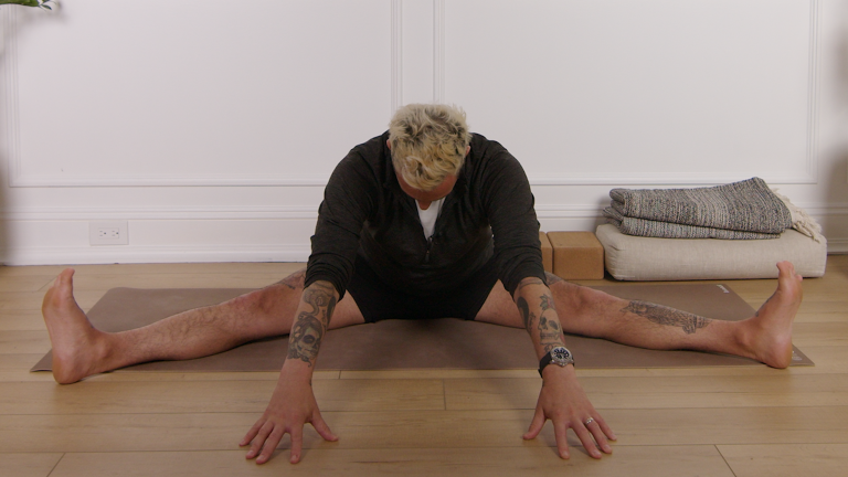 Seated Straddle | YogaRenew