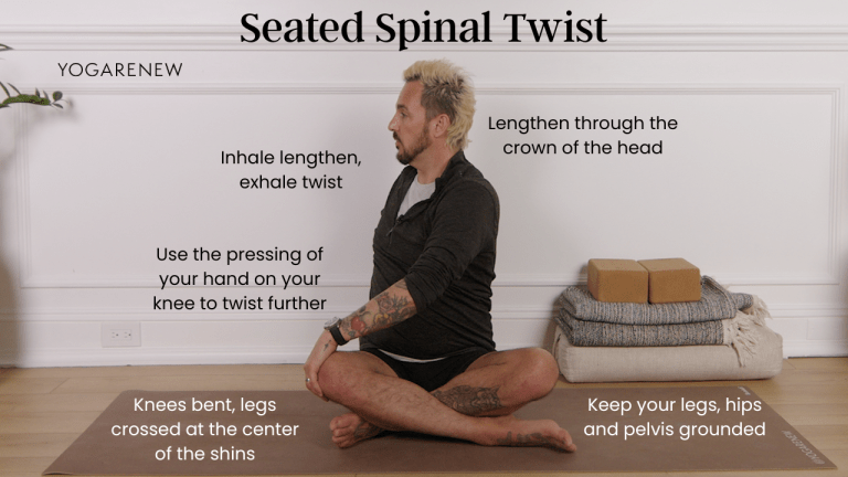 Seated Spinal Twist | YogaRenew