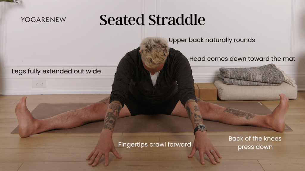 Seated Straddle | YogaRenew