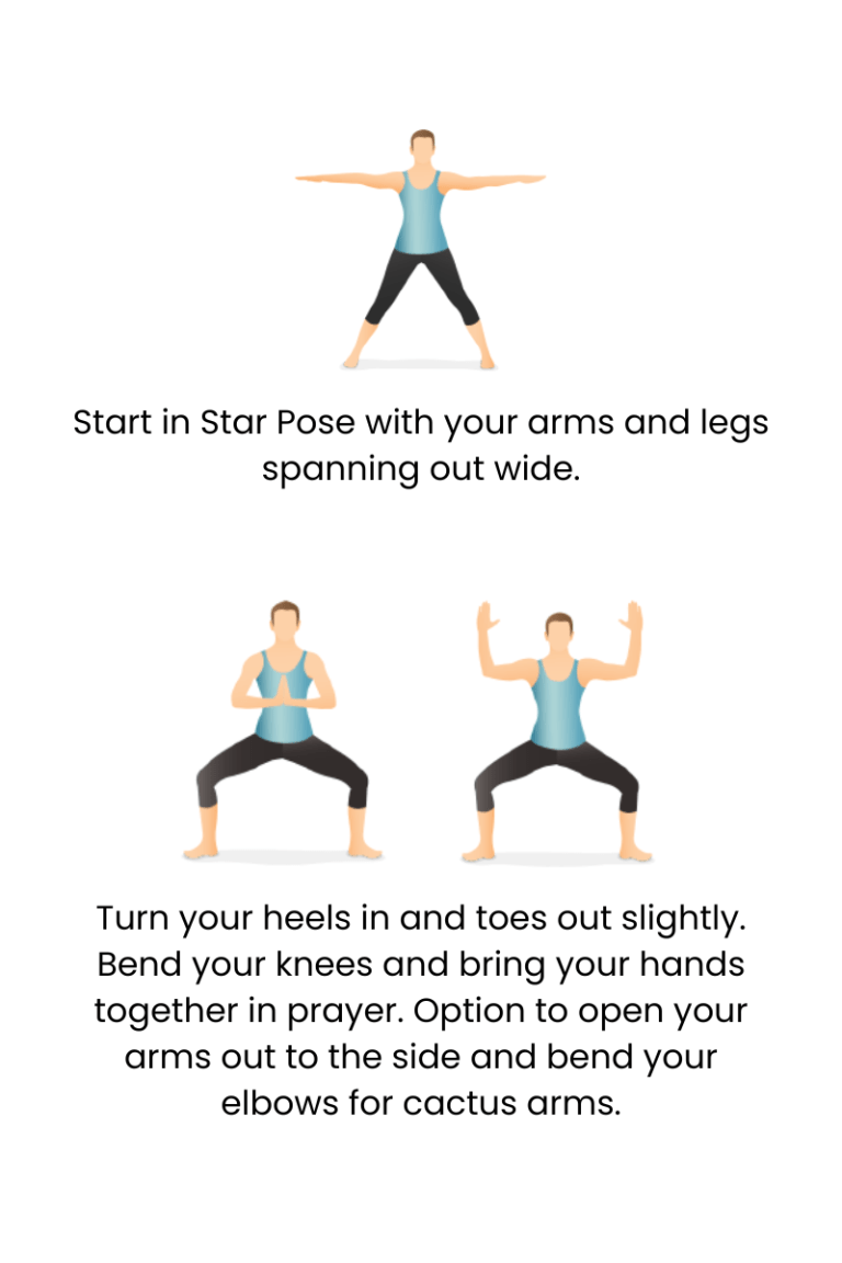 How to Practice Goddess Pose with YogaRenew