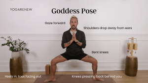How to Practice Goddess Pose with YogaRenew