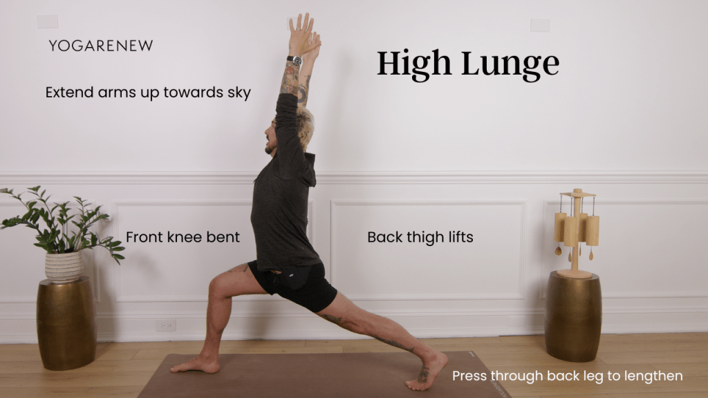 How to Practice High Lunge | YogaRenew